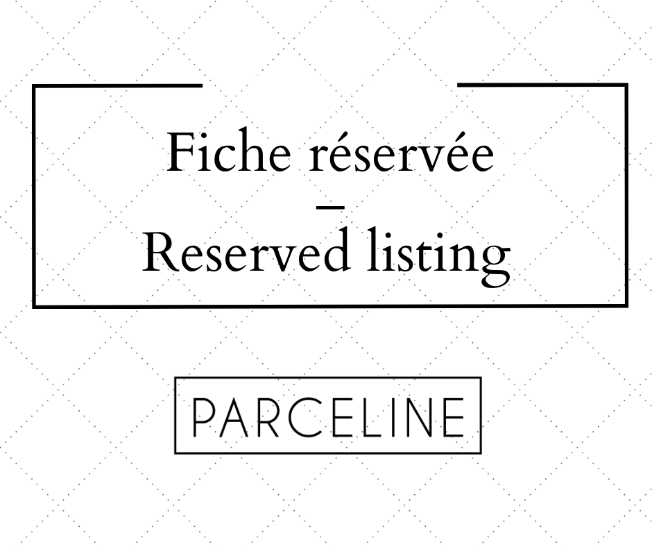 Reserved listing – Parceline